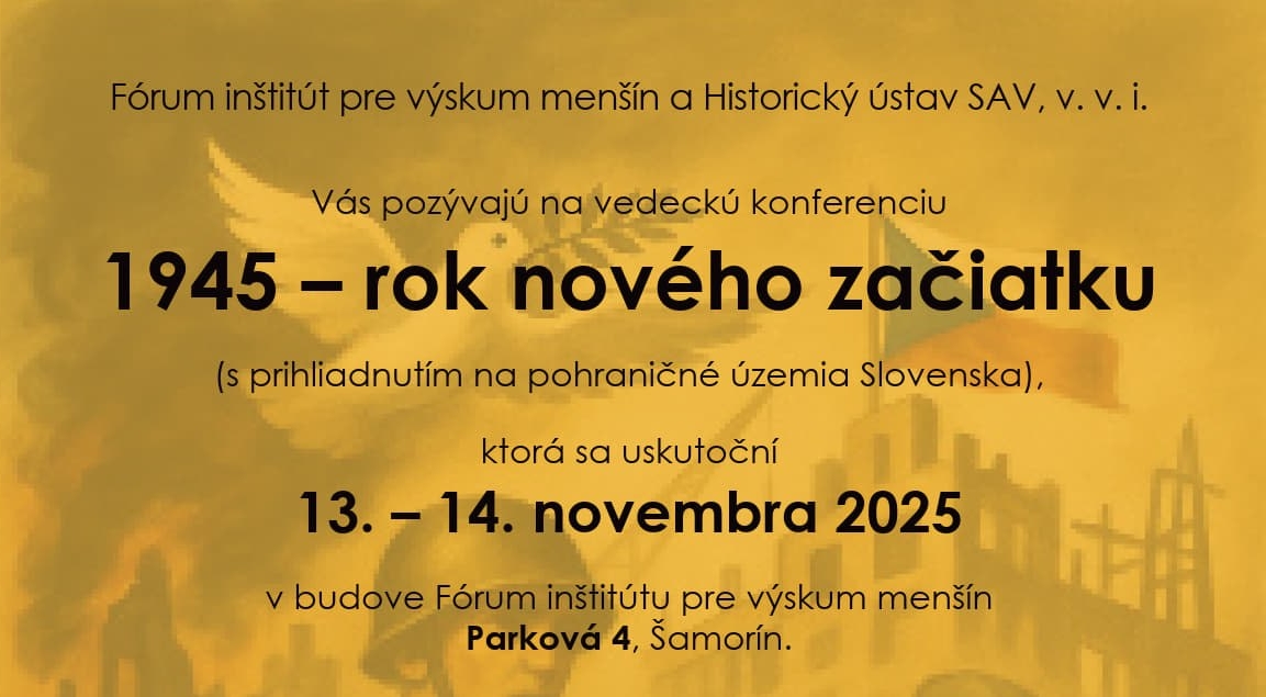 1945 – rok nového začiatku – Historický ústav Slovenskej akadémie vied ...